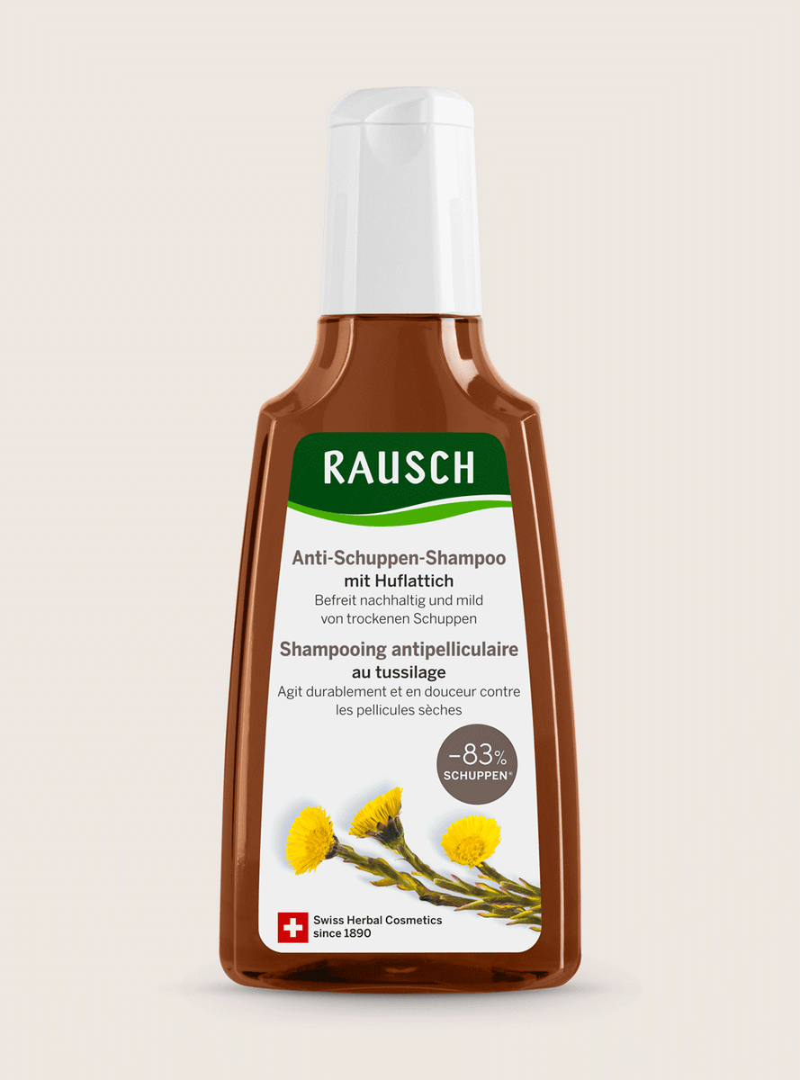 Anti-Schuppen-Shampoo mit Huflattich – RAUSCH AG KREUZLINGEN